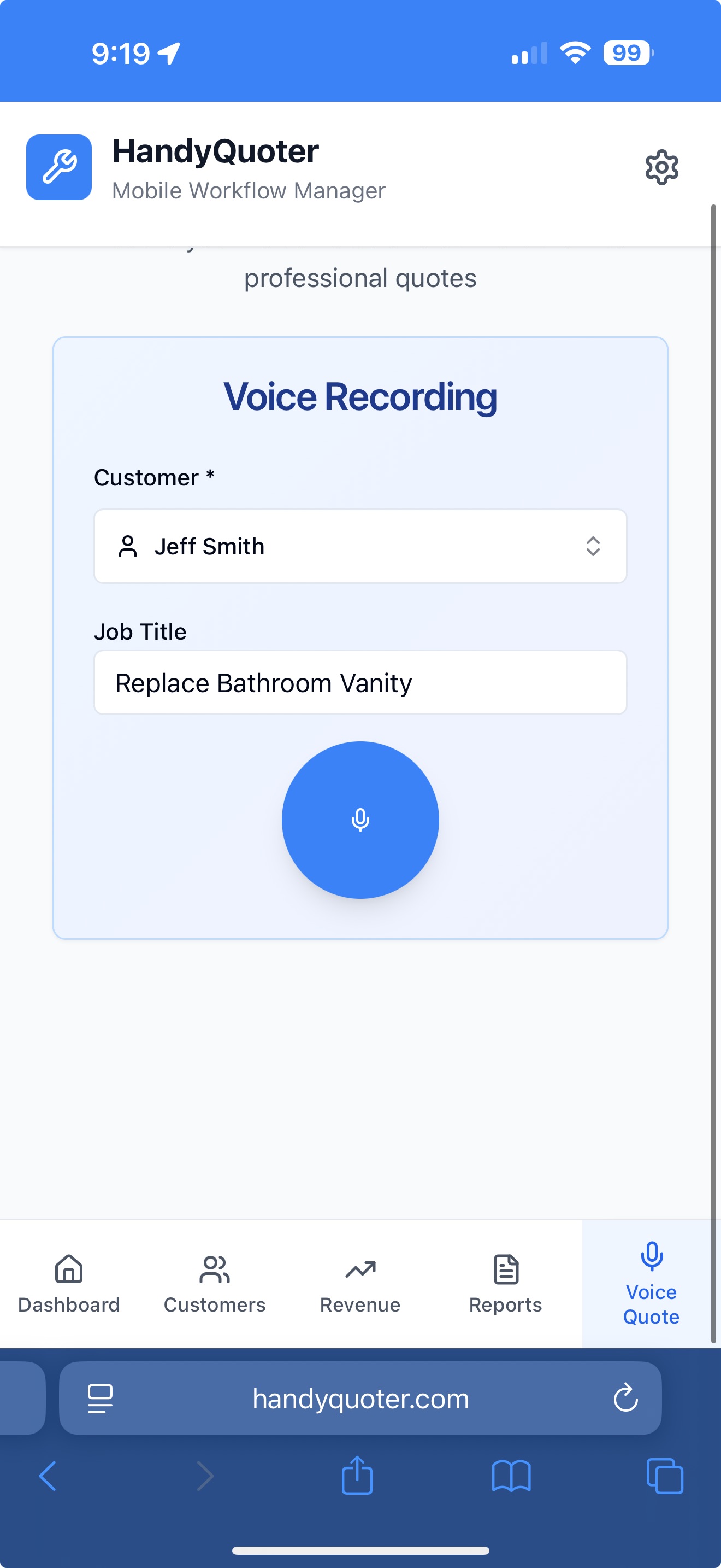 HandyQuoter - AI-Powered Quoting Software for Contractors | 7-Day Free ...